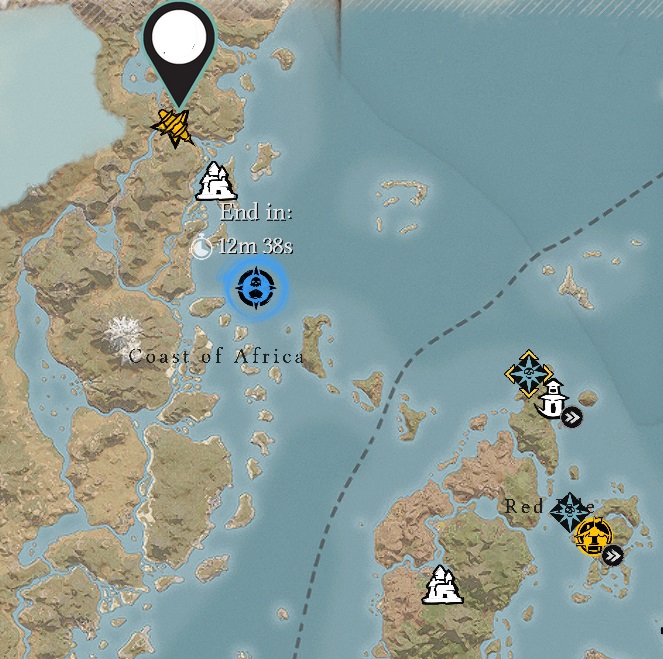 Skull And Bones: todas las ubicaciones del mapa del tesoro